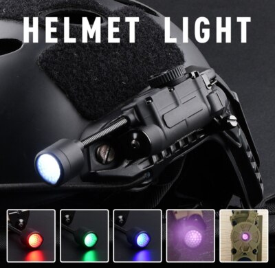 Wadsn Military FAST Helmet Strobe Light Survival Lamp Red Green Blue IR ...