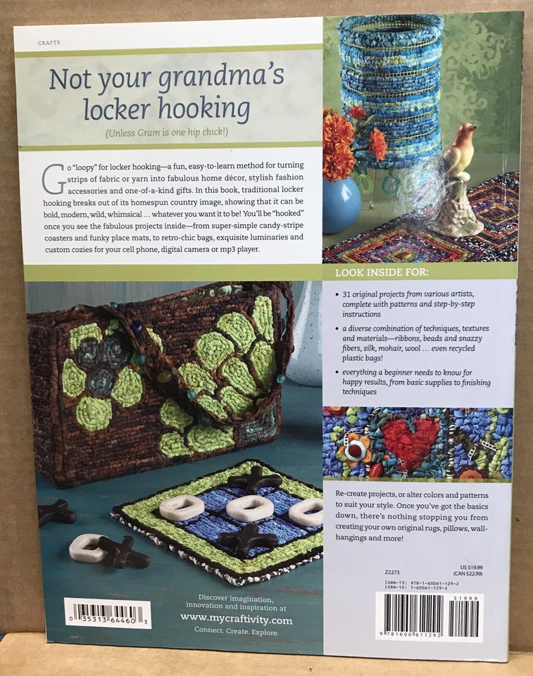 Hook, Loop 'n' Lock: Create Fun and Easy Locker Hooked Projects ...