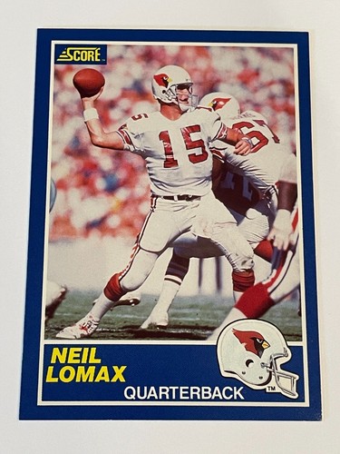1989 Score Football #84 - Neil Lomax - Phoenix Cardinals | eBay