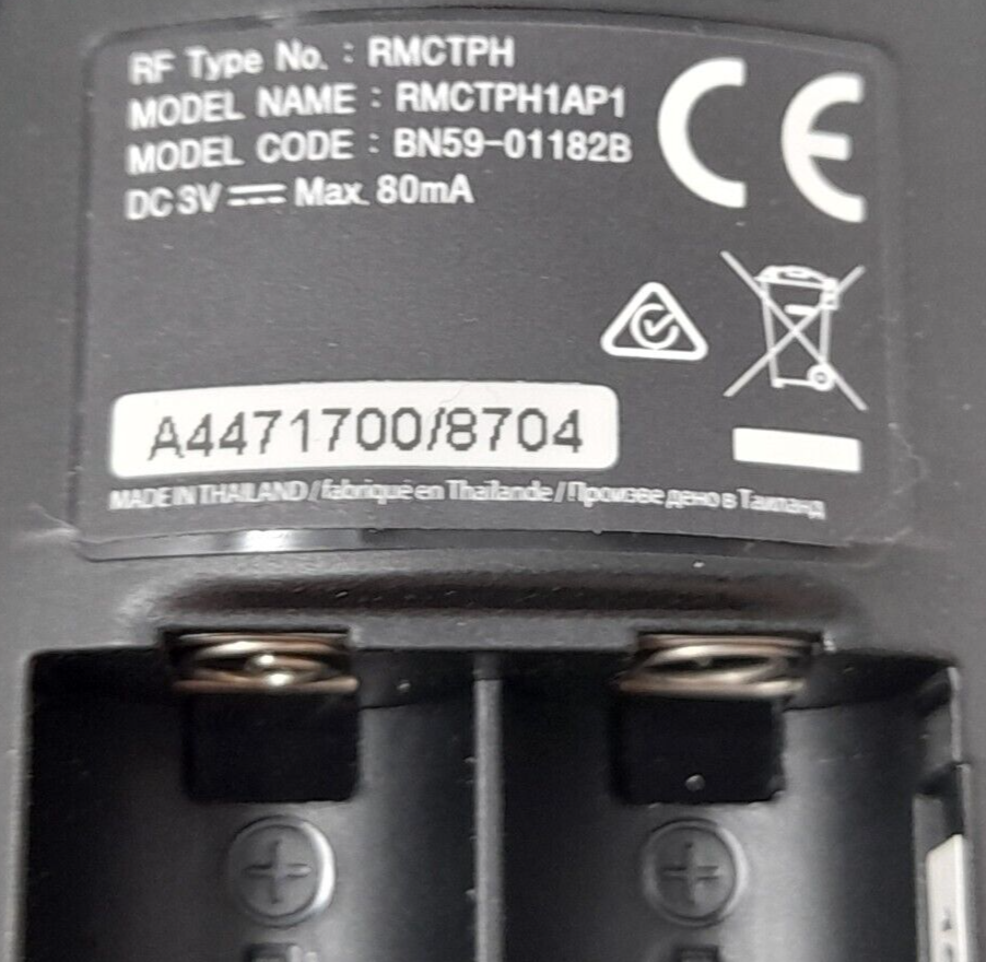 Genuine Samsung RMCTPH1AP1 Smart Hub TV Remote Control - Price inc VAT ...