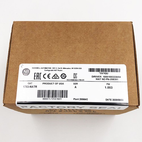 1783-NATR Configurable NAT router Brand New AB Original Sealed in Stock ...