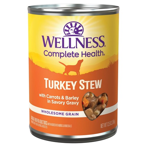 Wellness Thick & Chunky Natural Canned Dog Food Turkey Stew 12.5-Ounce ...