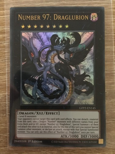 Yu-Gi-Oh! | GFP2-EN145 - Number 97: Draglubion - Ultra Rare - 1st ed | eBay