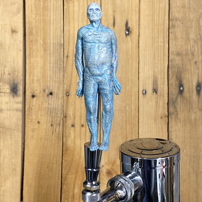 Blue Man Corpse Beer Keg Tap Handle Human Body Monster Halloween | eBay