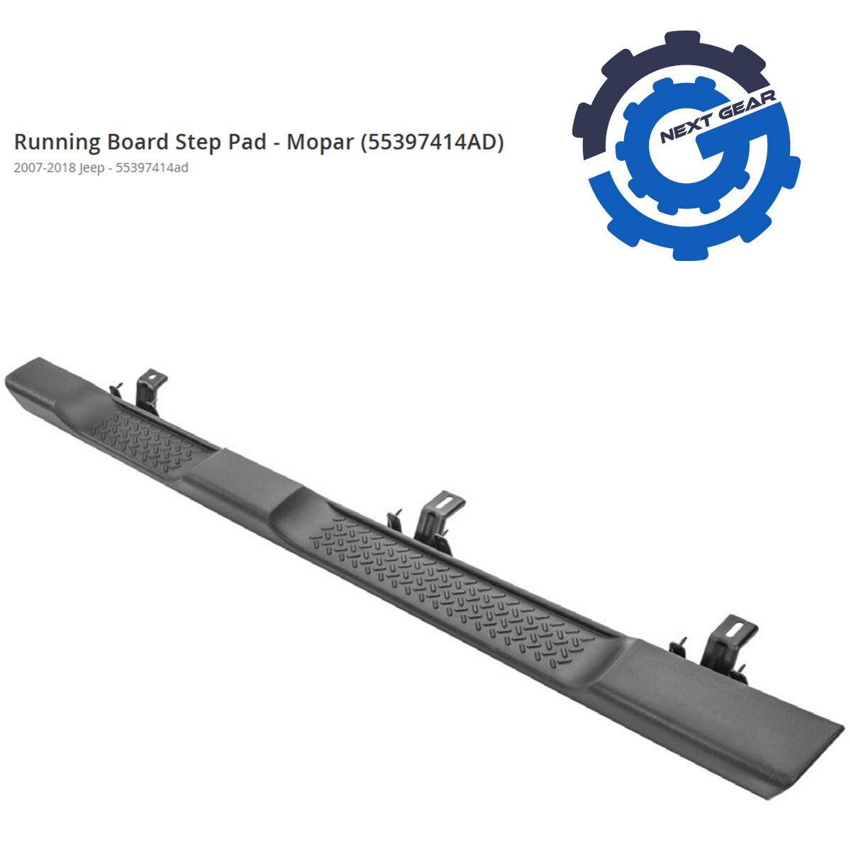 New OEM Mopar Running Board Step Pad Right 2007-2018 Jeep Wrangler JK ...