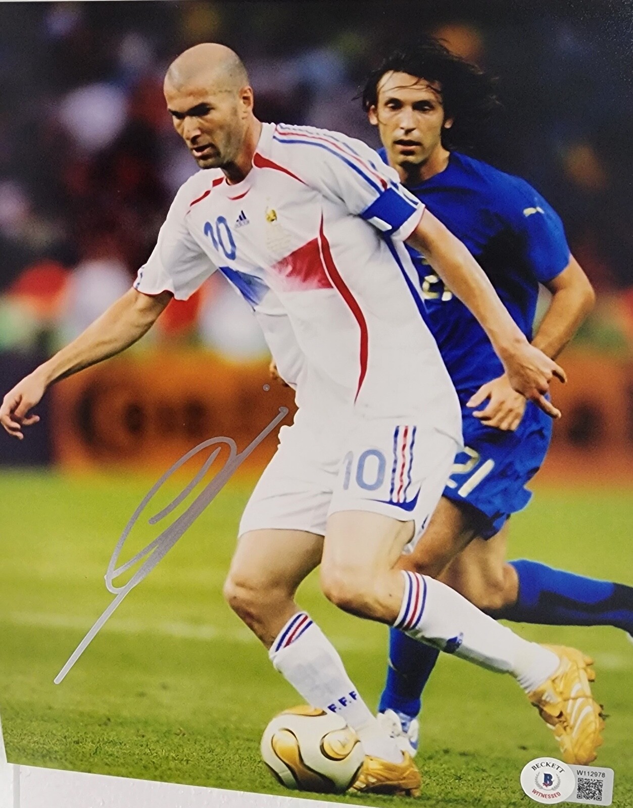 Zinedine Zidane Autographed Signed 8X10 Photo Real Madrid France ...
