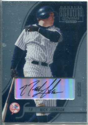 2003 Donruss Signature Autograph #65 Nick Johnson - NM-MT | eBay