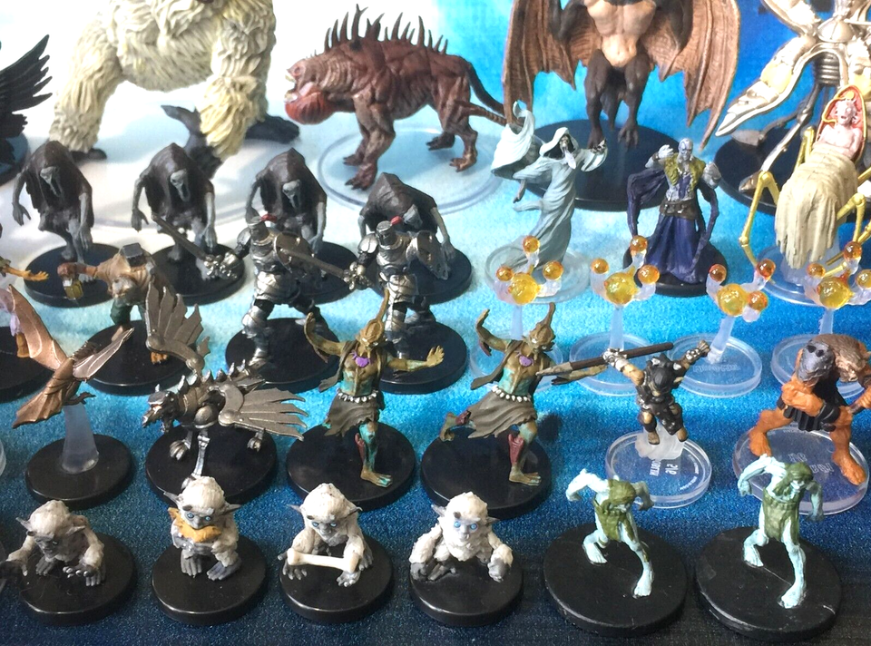 Large & Interesting Dungeons & Dragons Miniatures Collection s633 | eBay
