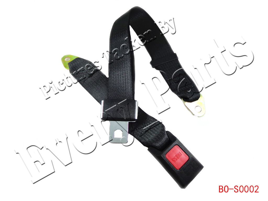 2 point Seat Saftey Belt Harness Kit Go Kart UTV Buggie Single Double 2 ...