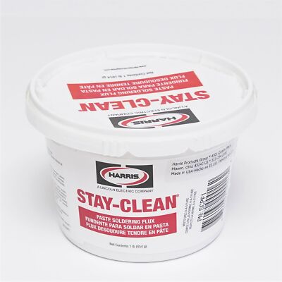 Harris SCPF1 Stay Clean Soldering Paste Flux 1 Pound Tub | eBay