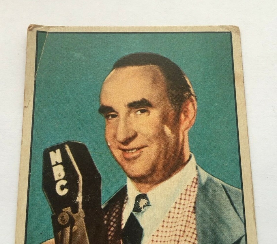 1952 TELEVISION AND RADIO STARS NO. 24 WALTER O'KEEFE BOWMAN CARD | eBay
