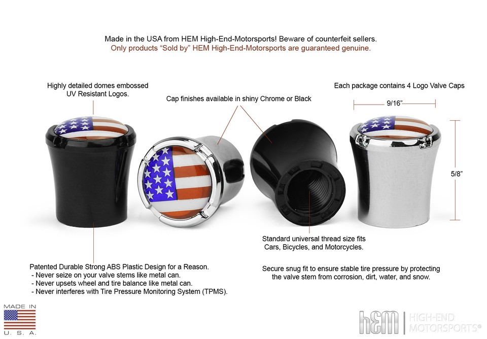 Hash Racing Stripes Black Valve Stem Caps for your Challenger Corvette ...