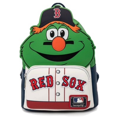 LOUNGEFLY MLB BOSTON RED SOX WALLY THE GREEN MONSTER MINI BACKPACK | eBay