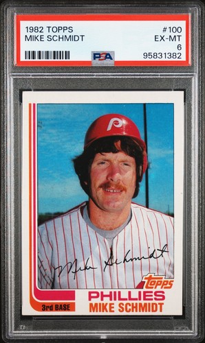 1982 TOPPS #100 MIKE SCHMIDT PSA 6 | eBay
