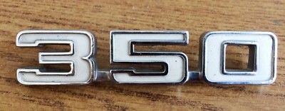Chevrolet 350 Emblem Trim Original 69-70 Chevy Chevelle SS Nova Camaro ...