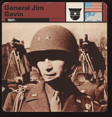 General Jim Gavin Edito Service Card Second World War II Person | eBay