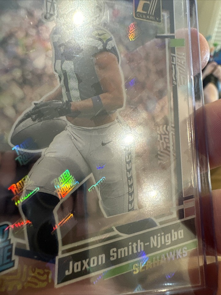 2023 Clearly Donruss Rated Rookie Jaxon Smith Njigba RR Logo Holo | eBay