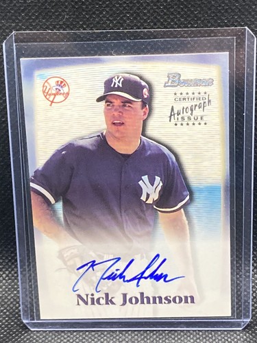 2000 Bowman Nick Johnson Certified Autograph RC Auto Rookie | eBay