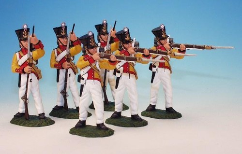 COKM-0487 - Swiss Army, Neuchatel Regiment, Centre Company, 3 Standing ...