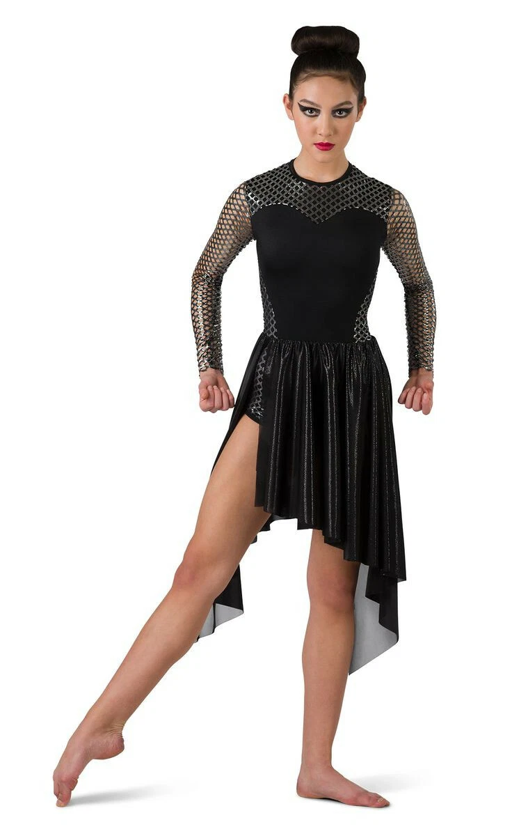 Black Lyrical Dance Costumes