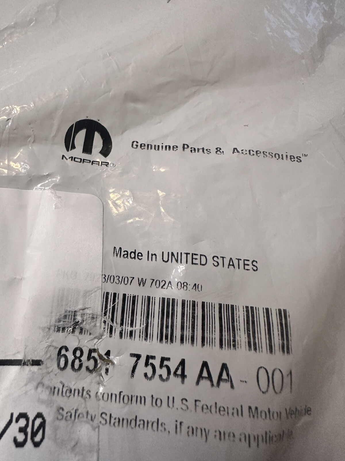 Mopar 68517554AA Filters - Air Filter for sale online | eBay