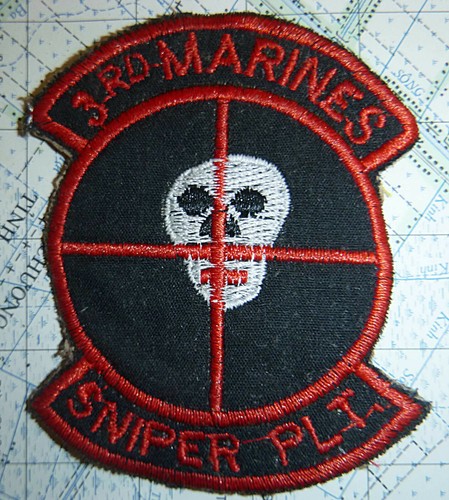 SNIPER - Patch - USMC, 3rd SNIPER PLATOON - BLACK OPS RECON - Vietnam War, D.577 | eBay