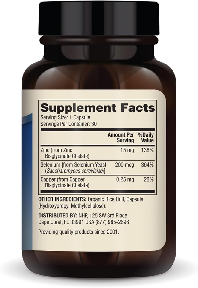 Dr Mercola Zinc Plus Selenium 90 Servings 90 capsules Supplement ...