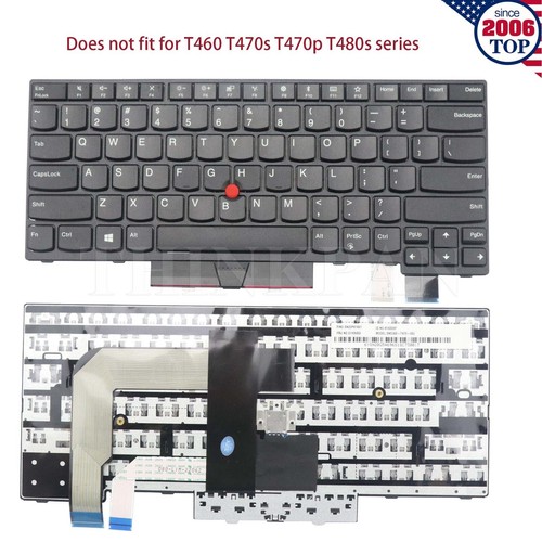 New US Non-Backlit Keyboard w/ Pointer For Lenovo Thinkpad T470 T480 ...