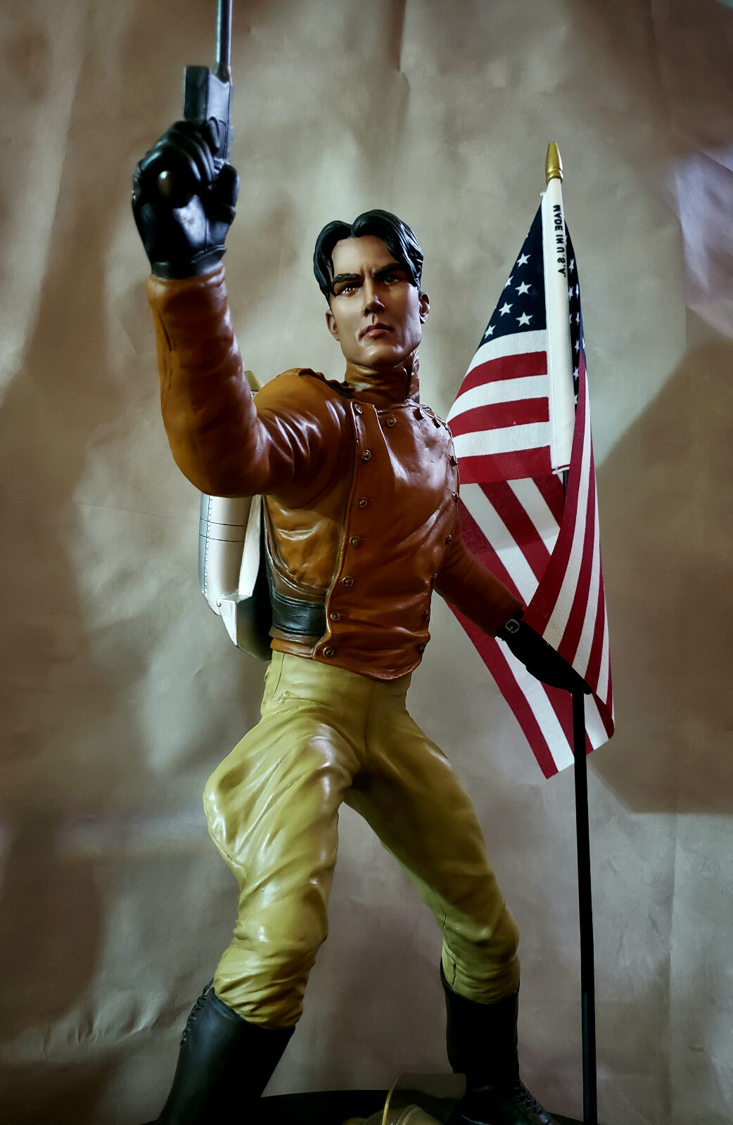 1991 The ROCKETEER Premium Figure custom STATUE One of a Kind Rare FIT ...