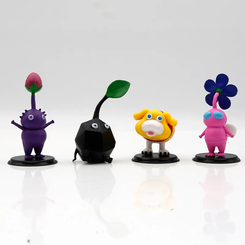 8pcs/Set Pikmin Action Figure Toy PVC Model Rock Pikmins Oatchi Dolls ...