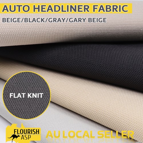 Flat Knit Headliners Fabric Foam Roof Lining Hood Trunk Lid Upholstery ...