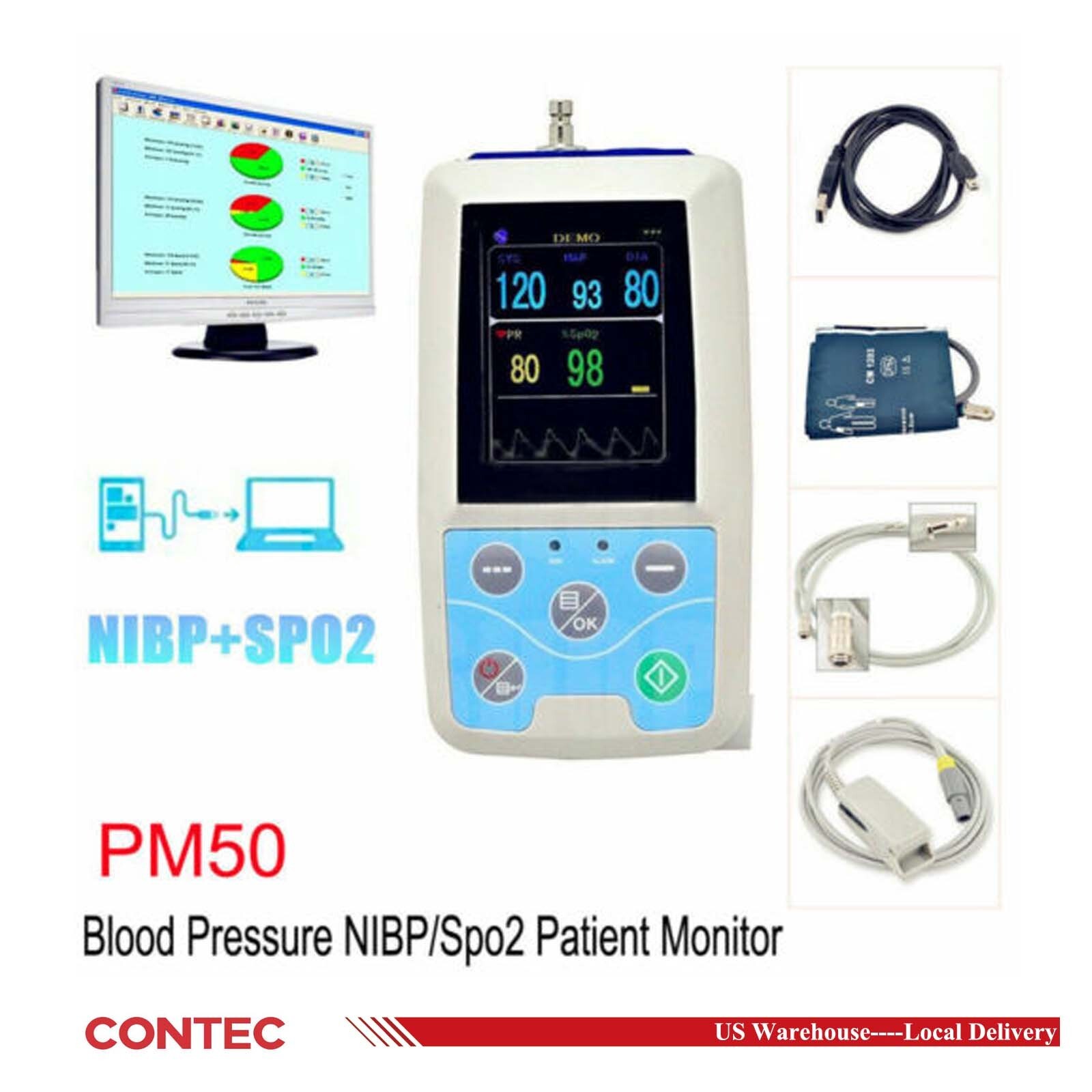 CONTEC PM50 Portable Vital Signs Patient Monitor for sale online | eBay