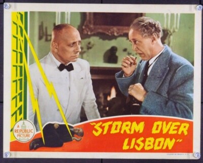 STORM OVER LISBON (1944) 2534 Movie Poster Original U.S. Scene Lobby ...