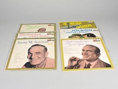 Al Jolson 6 ALBUM Set - Vintage Vinyl LP s See Photos for Titles | eBay