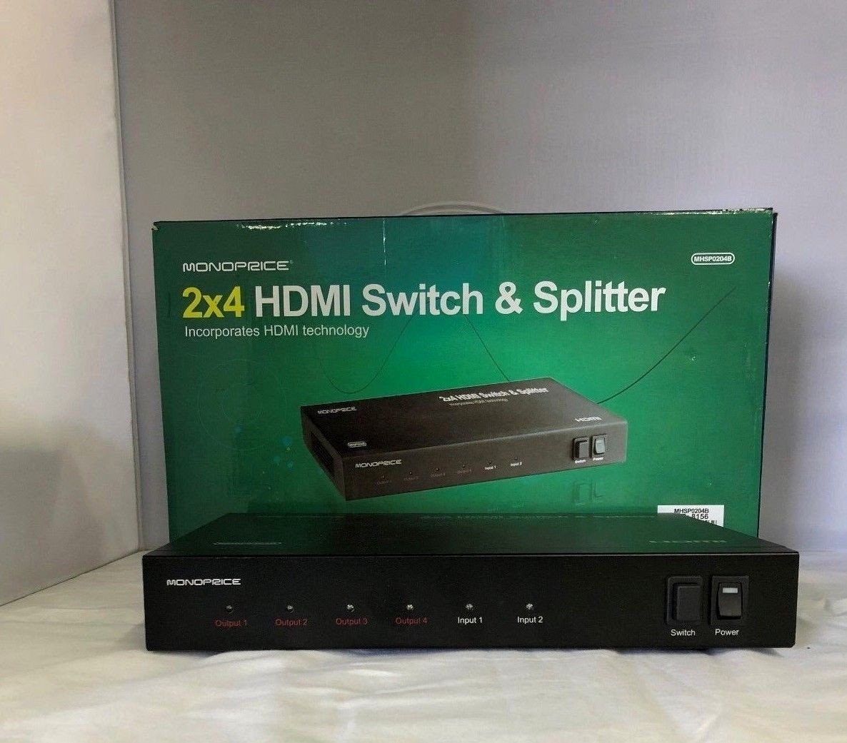 Monoprice 2x4 Matrix HDMI Switch & Splitter for sale online | eBay