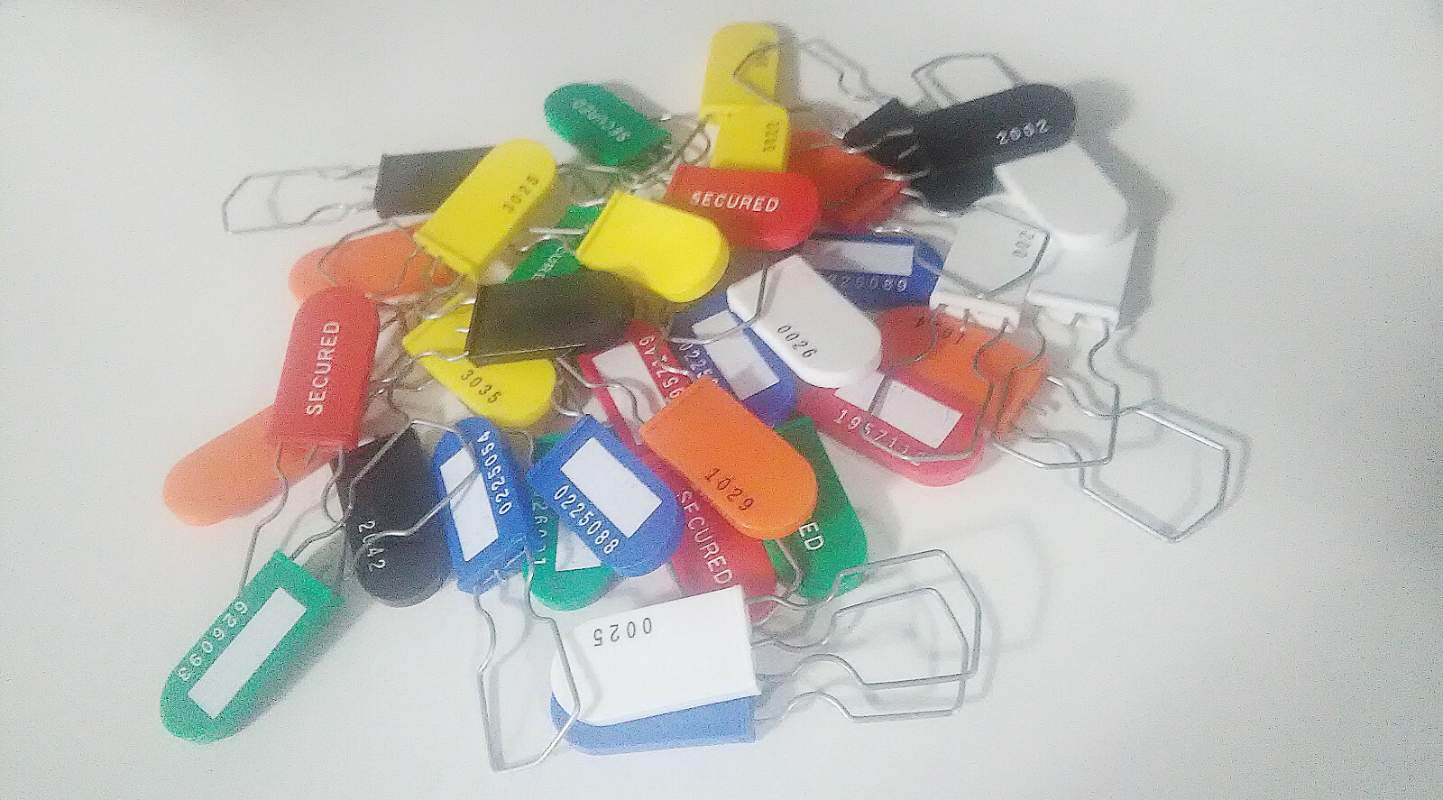 35X Assorted Colors Security Seal Water Electric Meter Clasp Padlock ...