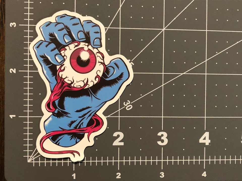 Screaming Hand Laptop/Skateboard/ Guitar/Luggage Decals/Stickers - Your ...