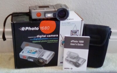 Agfa ePhoto 1680 Digital Camera with Box, Accessories, Working ...