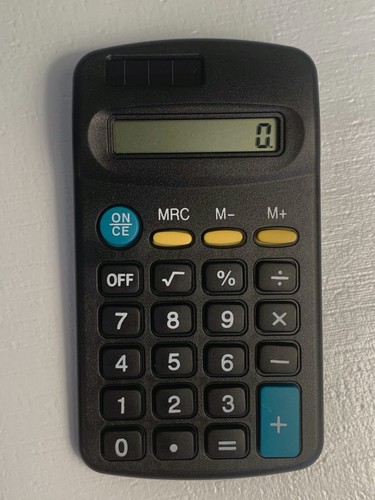 8 Digits Standard Electronic Calculators Portable Battery Powered ...