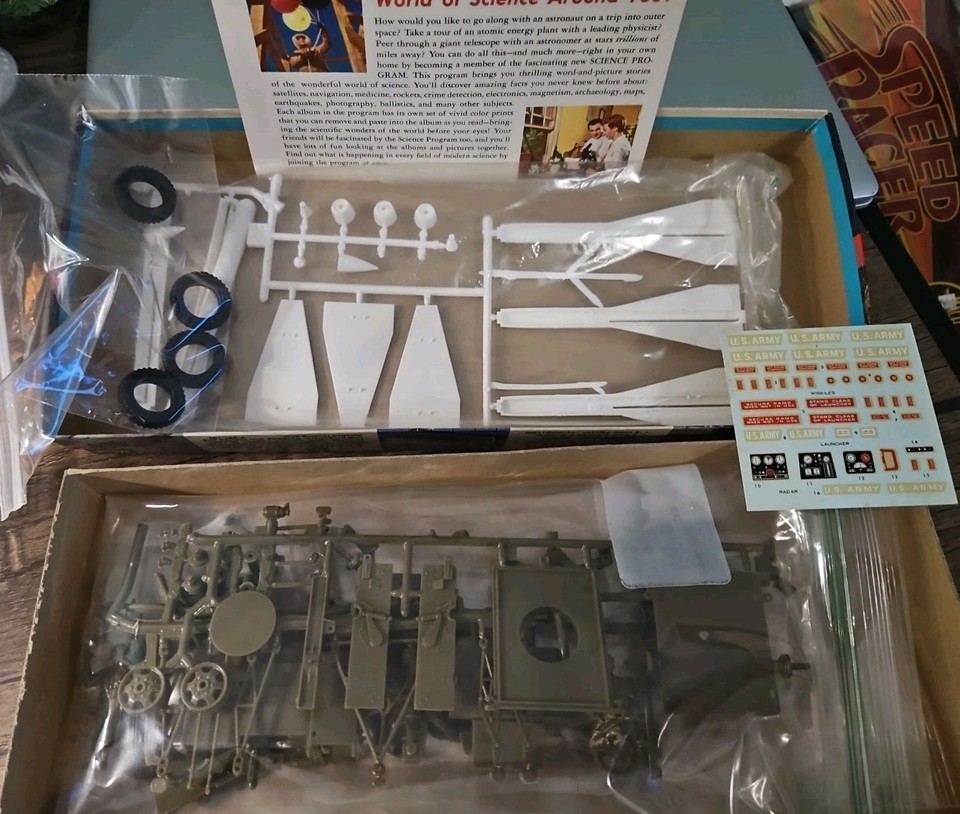 Revell 1958 H-1817:129 U.S. Army Hawk Missile Model Kit PRE-OWNED | eBay