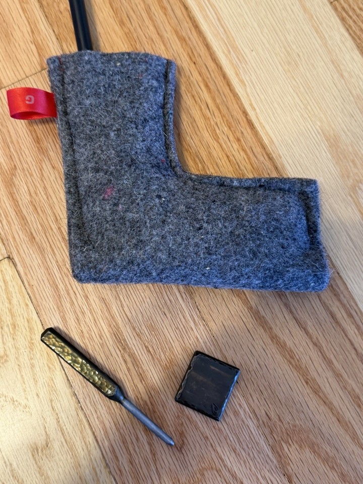 GEOM 303 Copper Blade Putter 35” Tour Drip Refinish 380g Waffle Face | eBay