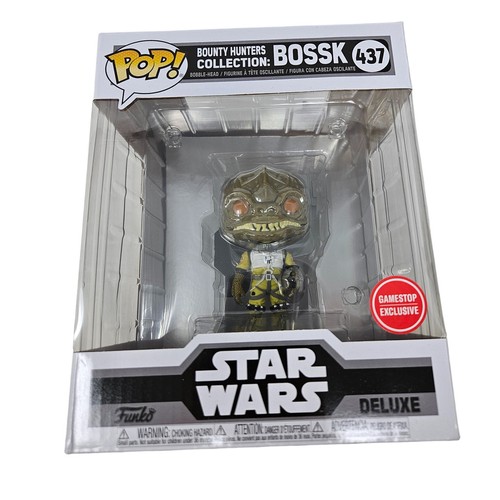 NEW Funko Pop Star Wars Bossk 437 Figure Bounty Hunters Game Stop ...