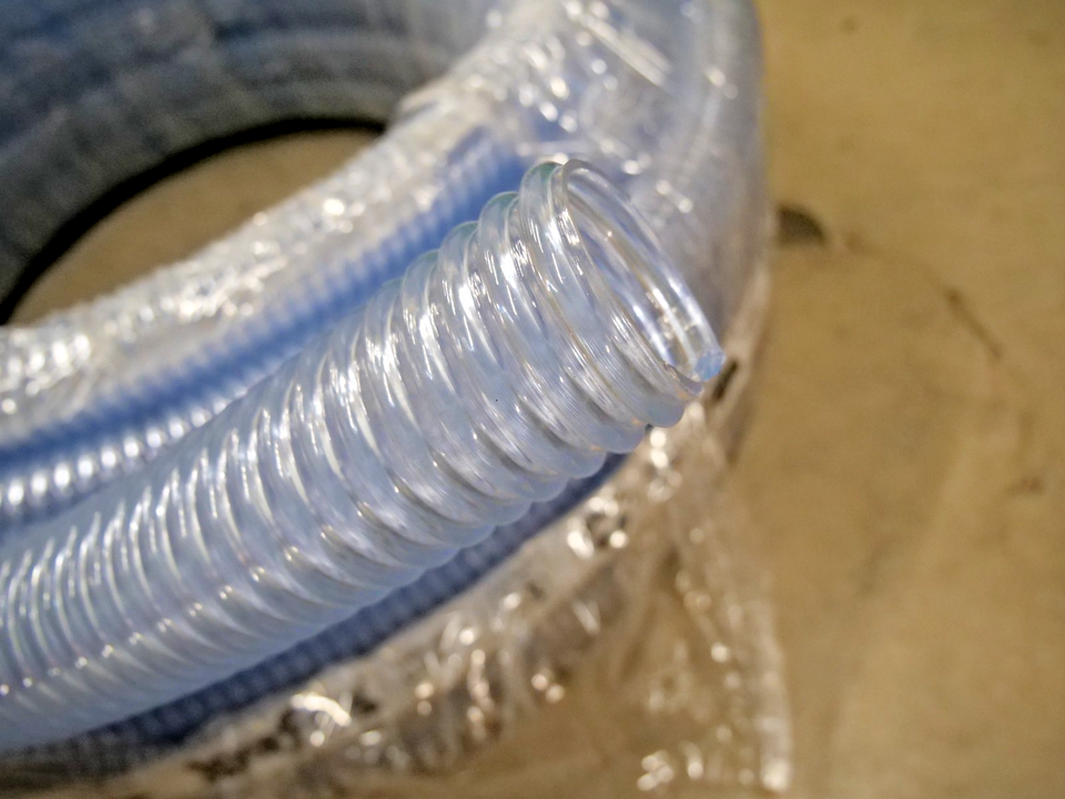 2" Clear PVC Dry Food Hose – 2.00" ID, 2.36" OD, 60 PSI, (SOLD BY THE ...