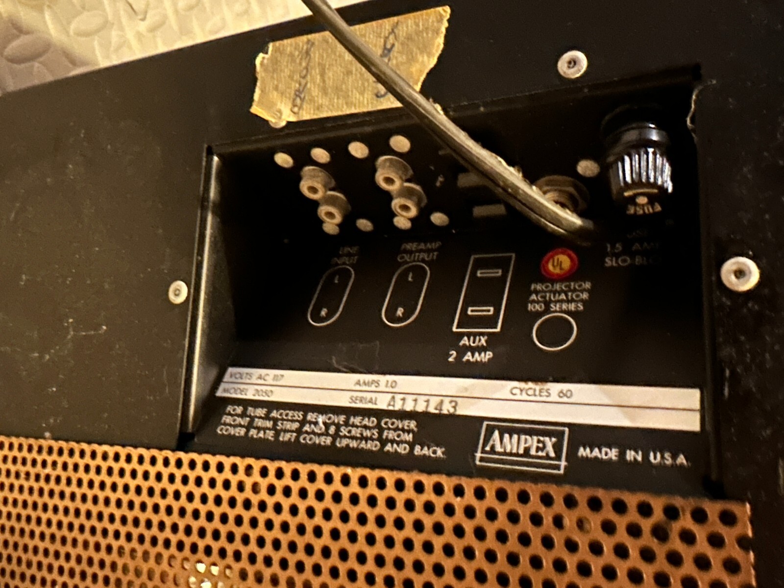 Ampex Stereo Tube Reel-to-Reel Model 2050 - ***UNTESTED*** | eBay