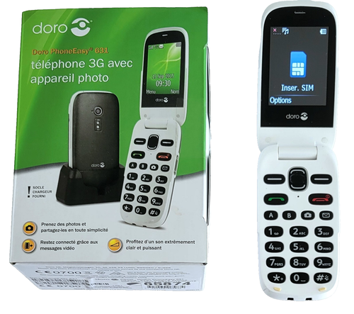 DORO PhoneEASY 631 - TÉLÉPHONE À CLAPET - APPAREIL PHOTO -RADIO FM ...