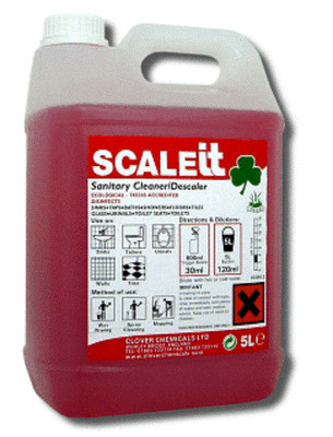 ScaleIT Acidic Descaler Sanitary Scale Cleaner Disinfectant Toilet Bath ...