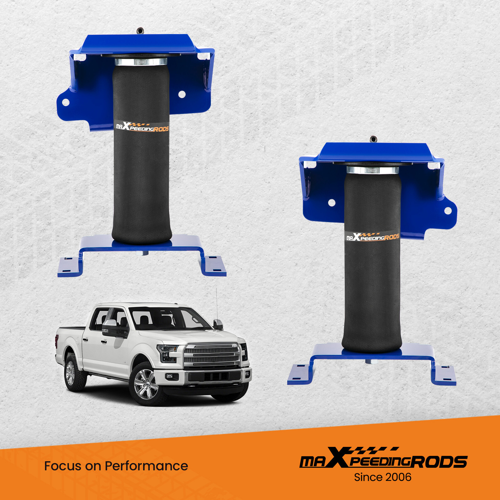 Rear Air Spring Suspension Bag Kit For Ford F-150 PICKUP 2WD 4WD 2010 ...