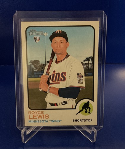 Royce Lewis Rookie Card 2022 Topps Heritage High Number RC #515 ...