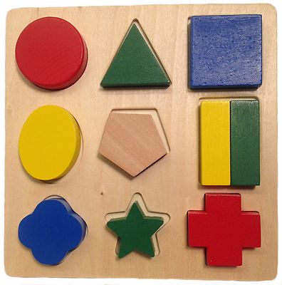 Wooden Block Shape Puzzle | eBay