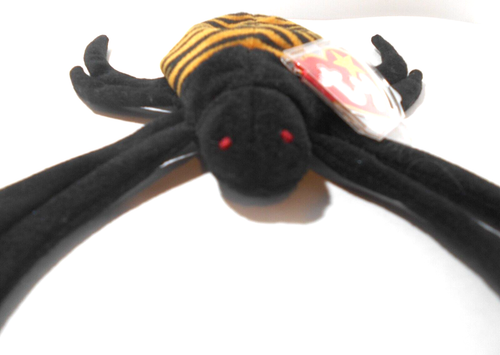 Ty Spider SPINNER Vintage 1996 Beanie Baby PE Pellets Stripes on Back ...